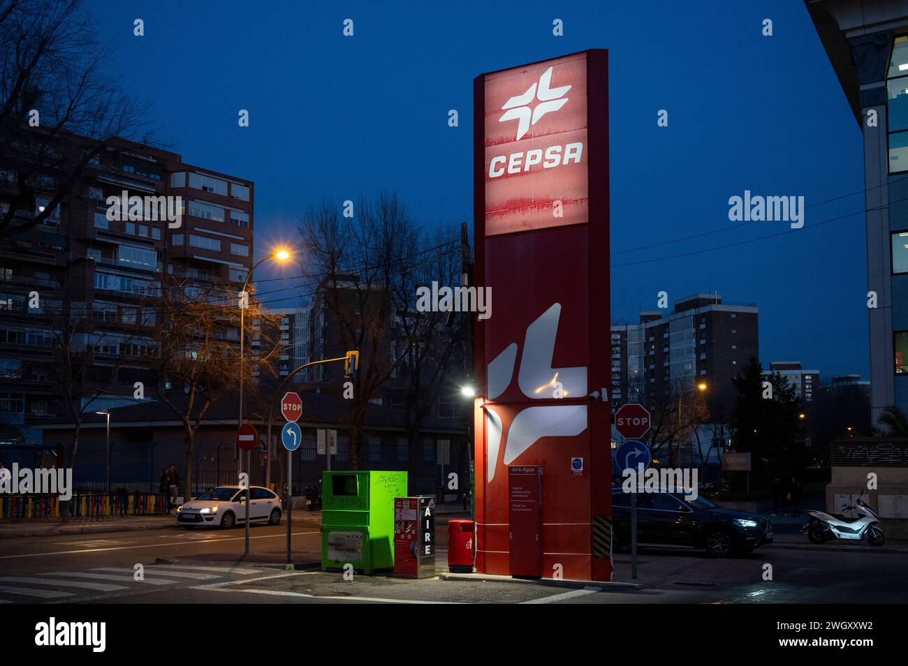 Madrid, Spain. 26th Jan, 2024. Cepsa, the Spanish multinational oil and ...