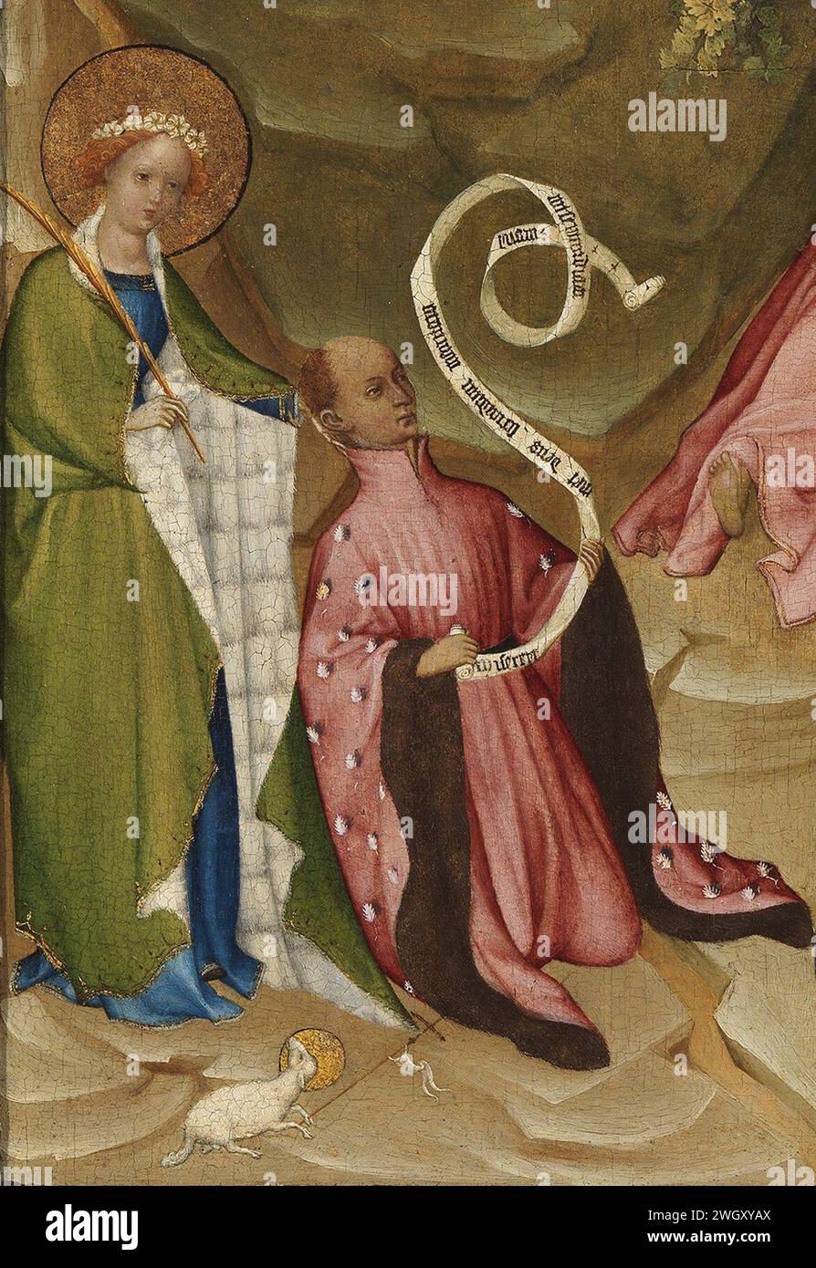 Attribué à Colart de Laon - Louis d'Orléans (detail de la Prière dans ...