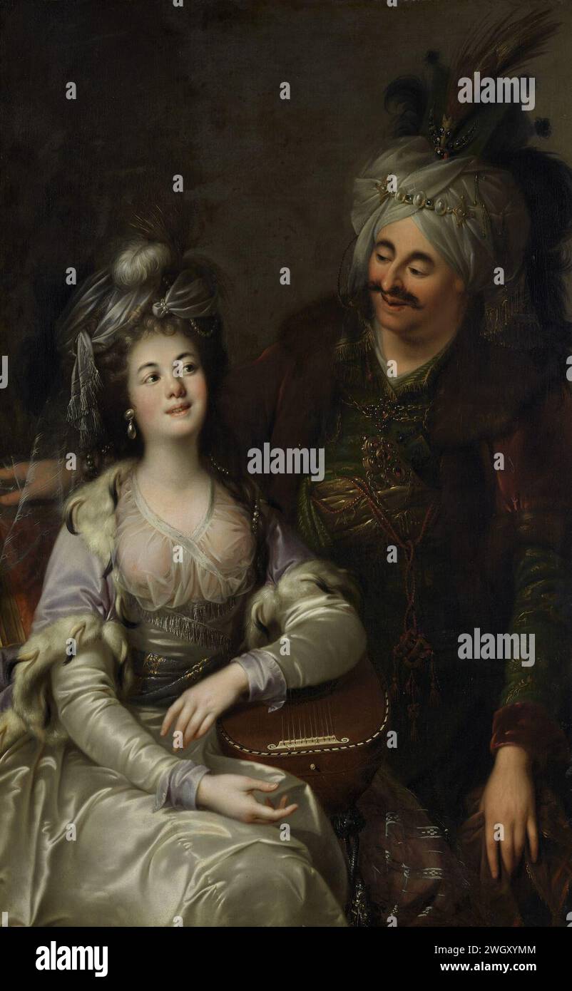 Attributed to Anton Hickel (1745-1798), Roxelana and Suleiman the ...