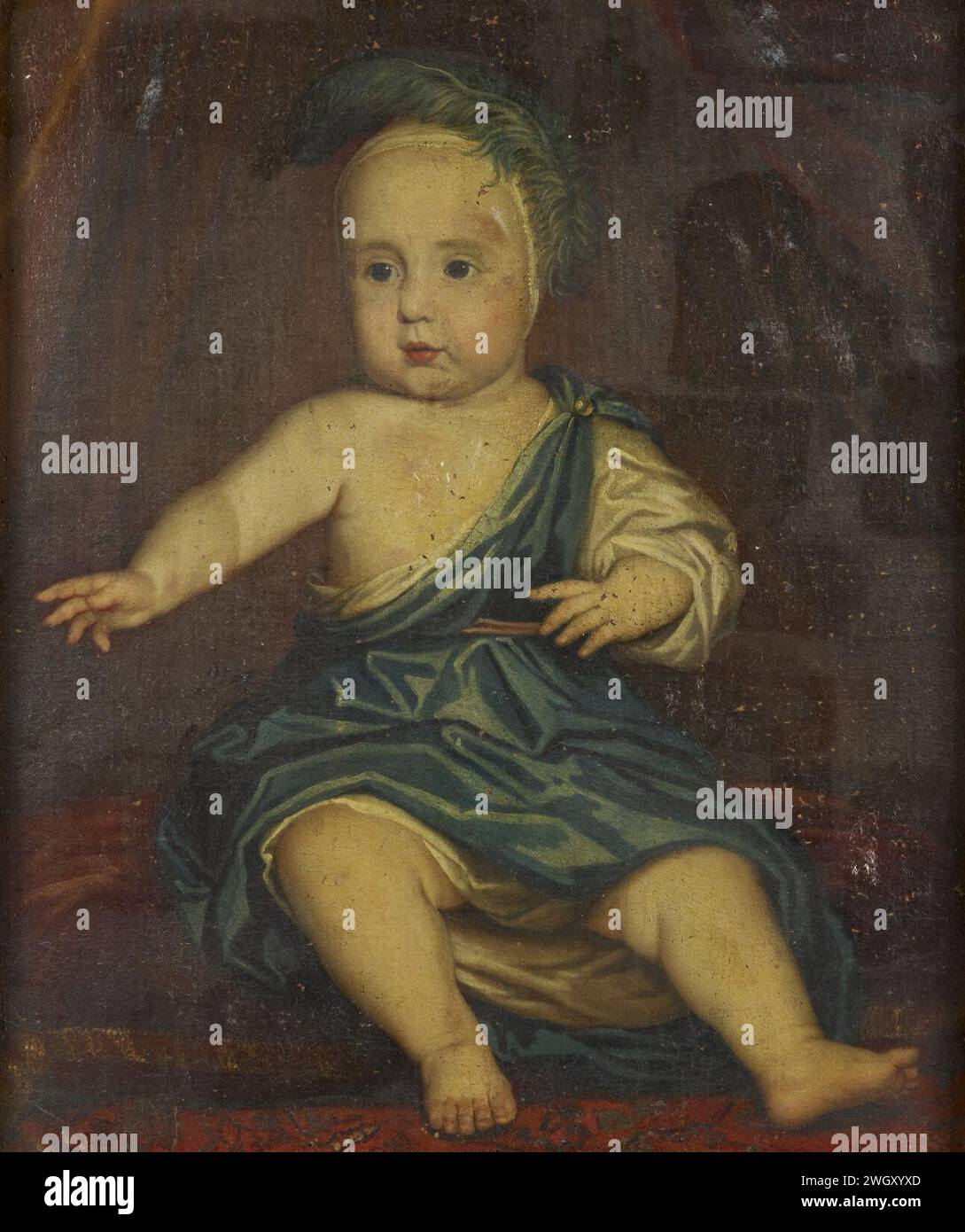 Attributed to British School, 17th century - Unknown Child Stock Photo ...