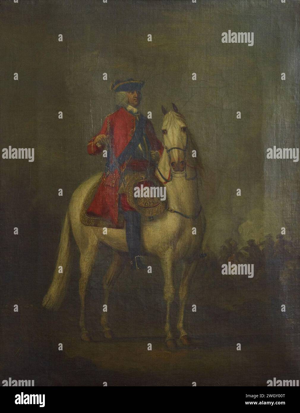 Attributed to David Morier (1705^-70) - George II (1683-1760 Stock ...