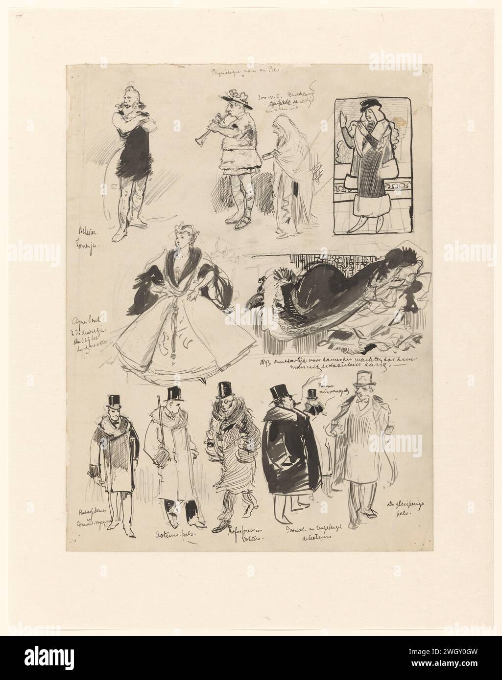 Physiology of the Pels: caricatures on the development of the fur coat ...