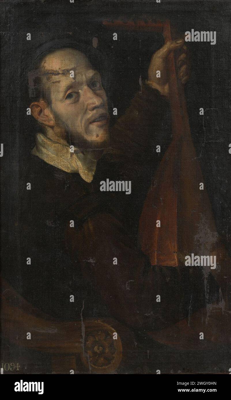 Attributed to Italian School, 16th century - A Man Playing a Lute Stock ...