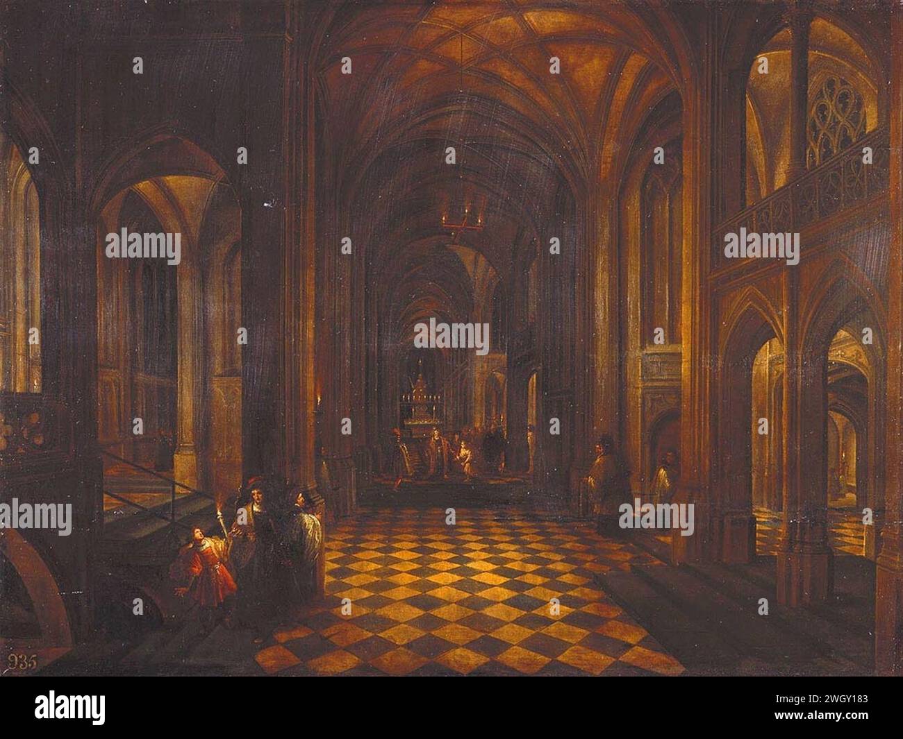 Attributed to Peeter Neeffs the Elder (Antwerp active 1605 - Antwerp ...