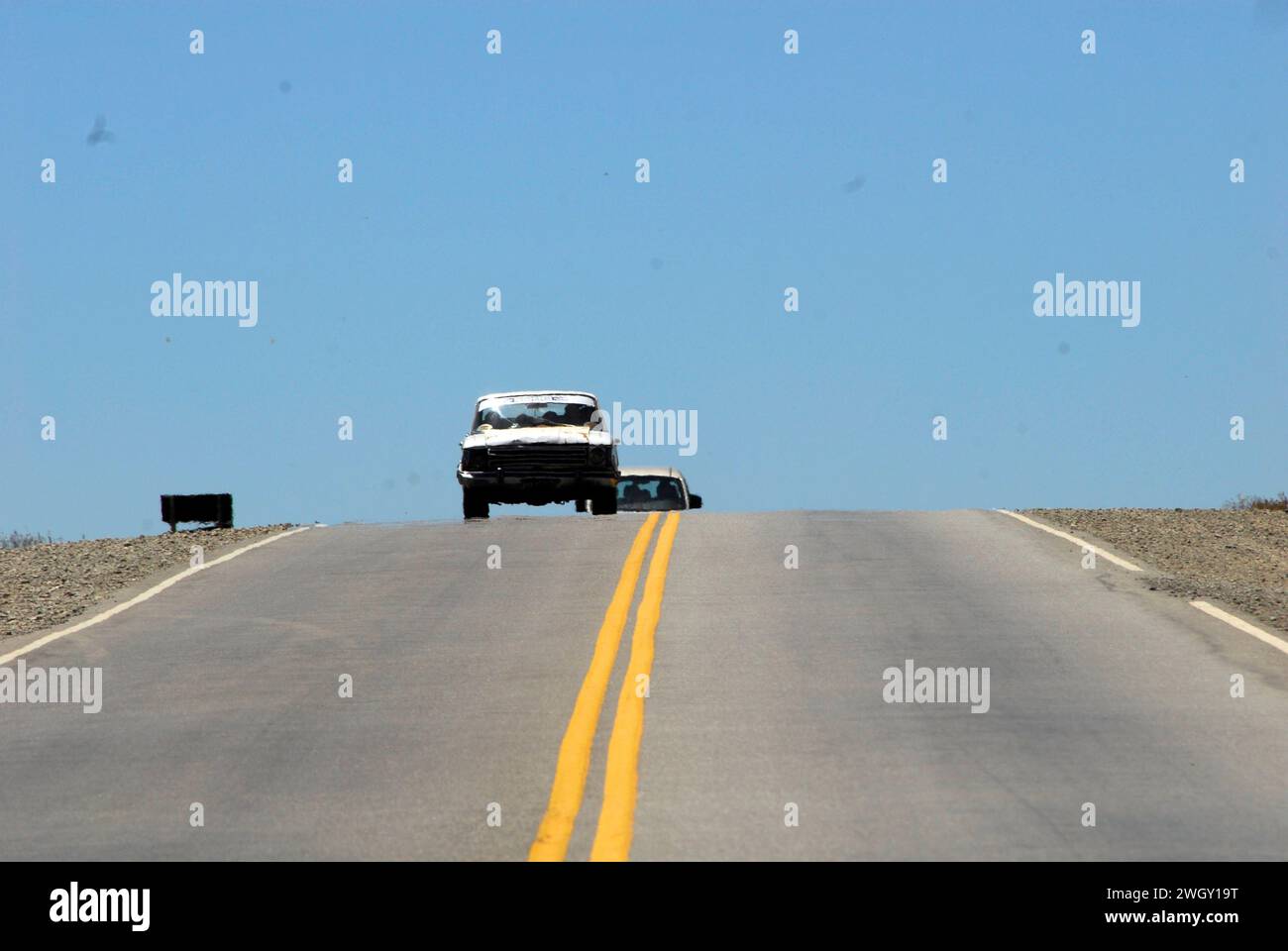 driving in a car in road traffic on the street Car in road traffic on ...