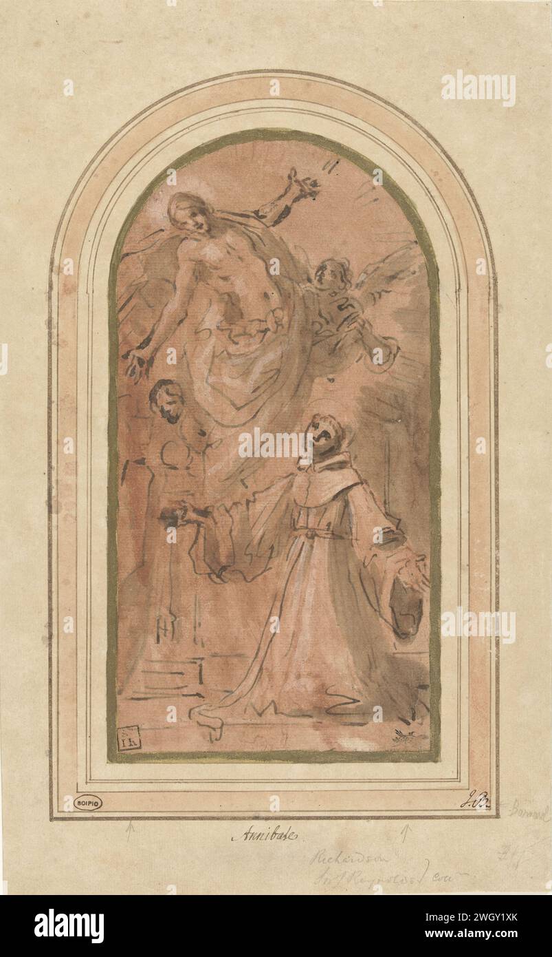 Christ appears on the delicious Giovanni da San Facondo, Giacomo Cavedone, c. 1601 - c. 1620 ...