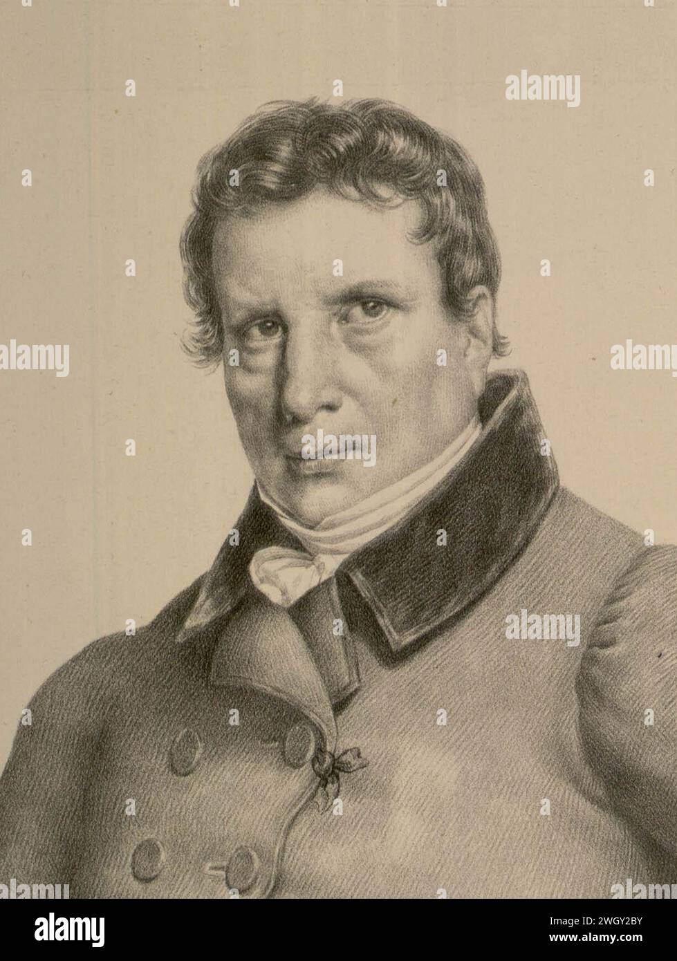 Aubry-Lecomte - Jacques Nicolas Paillot de Montabert (cropped Stock ...