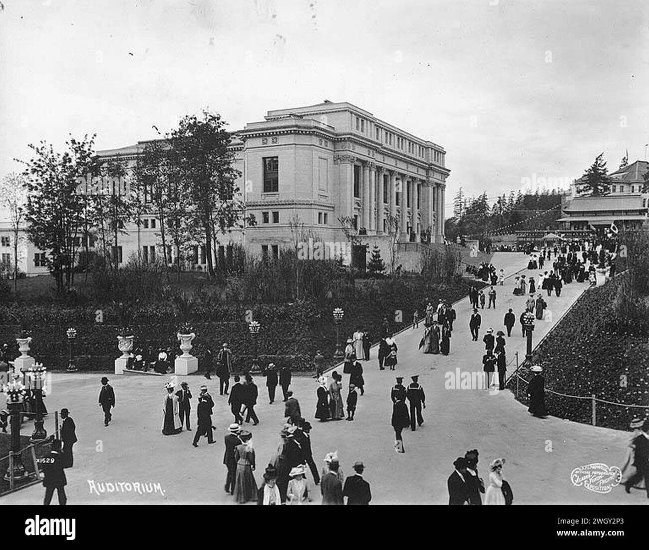 Auditorium Building, Alaska Yukon Pacific Exposition, Seattle, 1909 ...