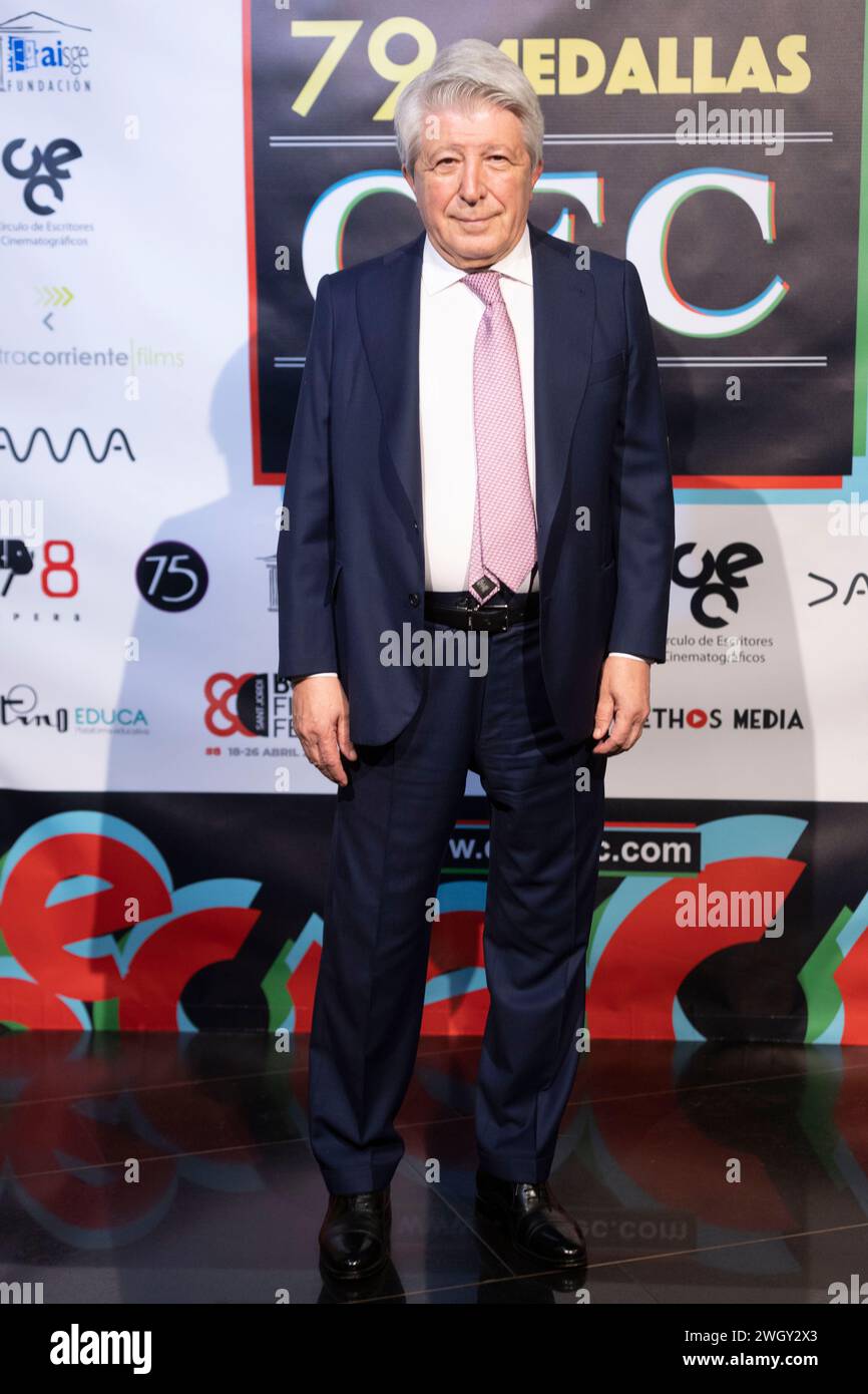 Enrique Cerezo attends '79 Edition Medallas CEC' Photocall in Madrid ...