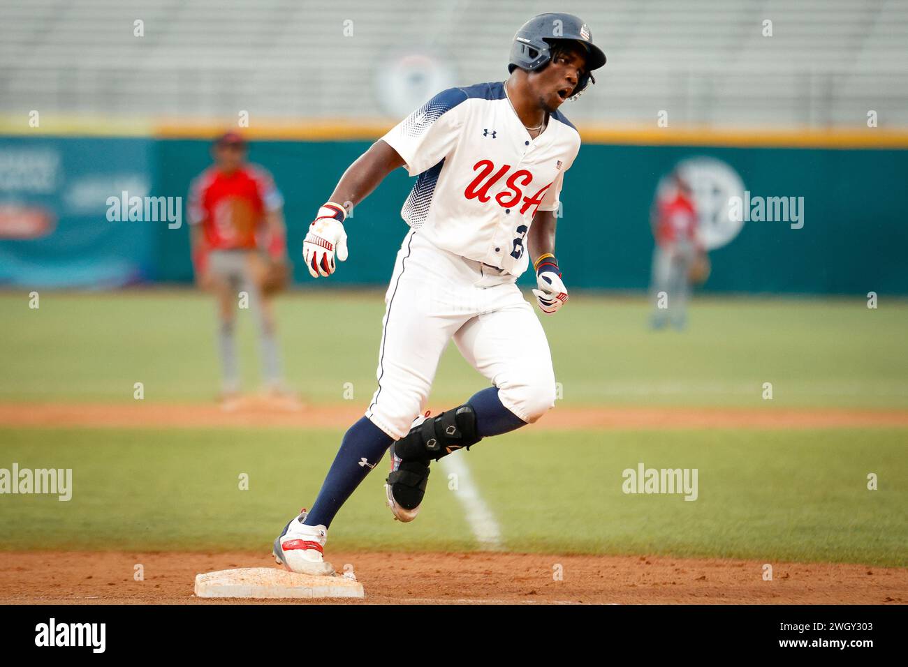SAN JUAN, PUERTO RICO Josh Campbell from IMG Academy (USA) in DRD ...