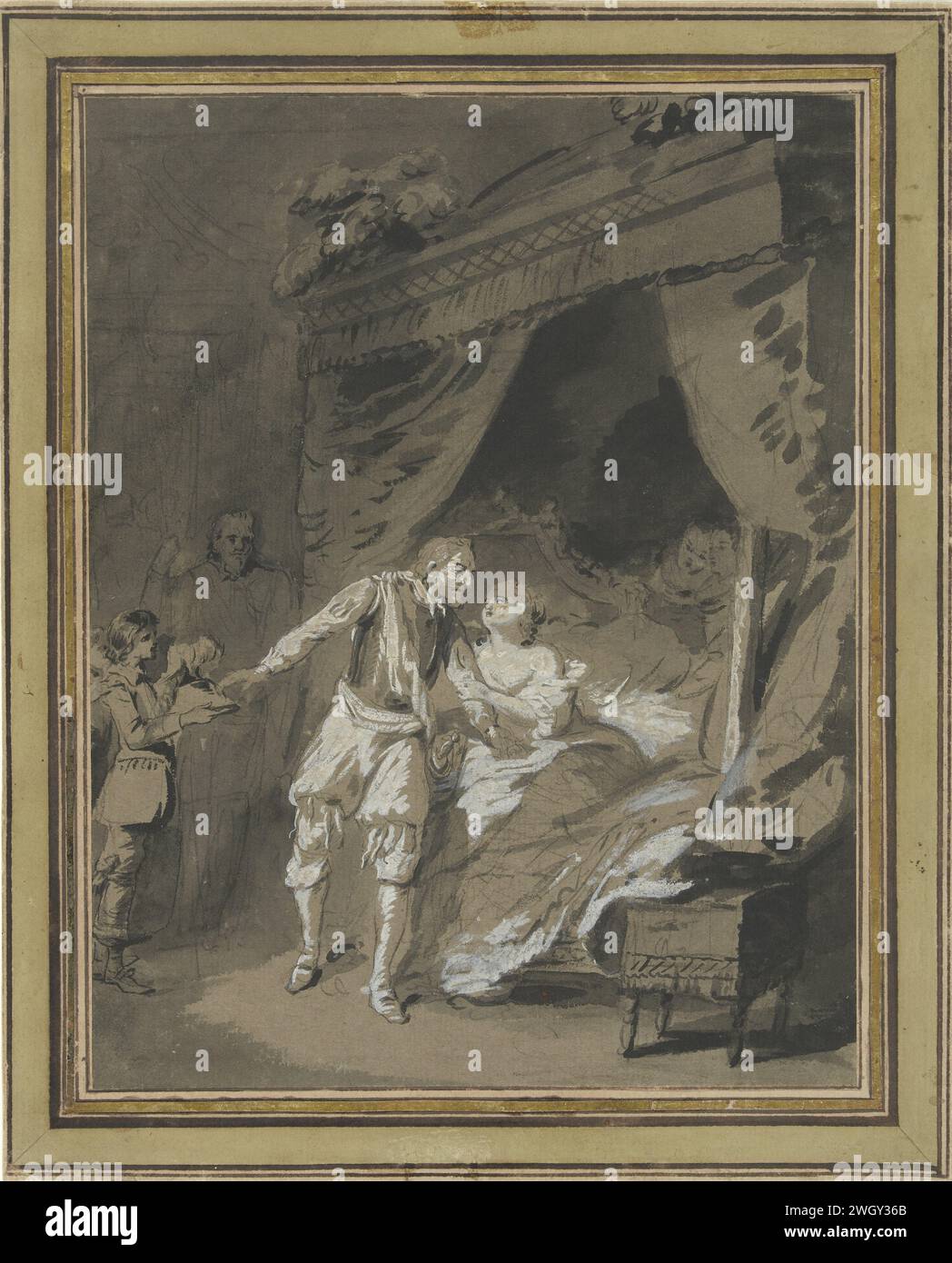 Farewellscène, Anonymous, 1700 - 1800 drawing Historical show ...
