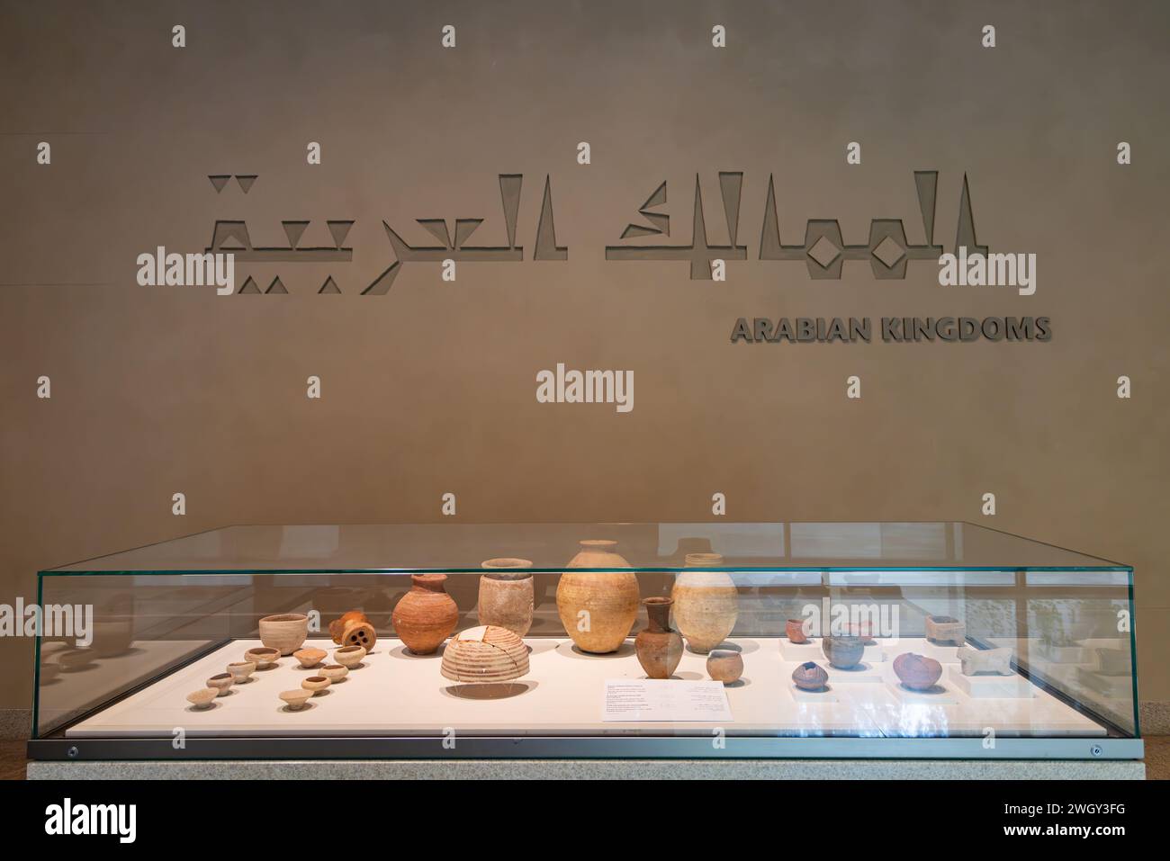 Middle East, Saudi Arabia, Riyadh. November 11, 2023. Display of ...