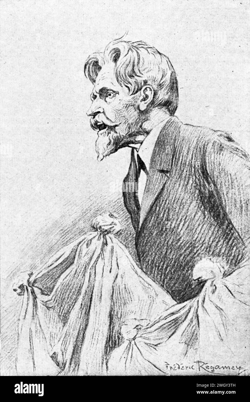 August Bebel 1905 Régamey Stock Photo - Alamy