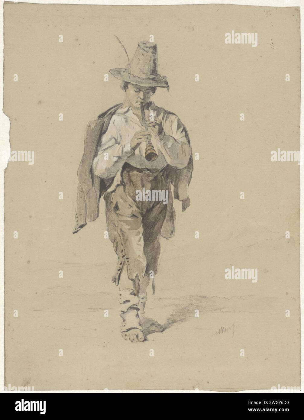 Clarinet drawing hi-res stock photography and images - Alamy