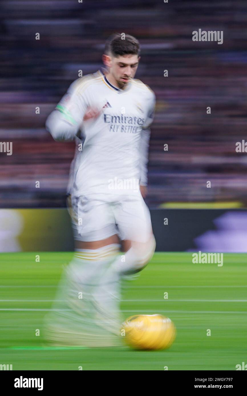 Madrid, Spain. 04th Feb, 2024. Estadio Santiago Bernabéu Federico ...