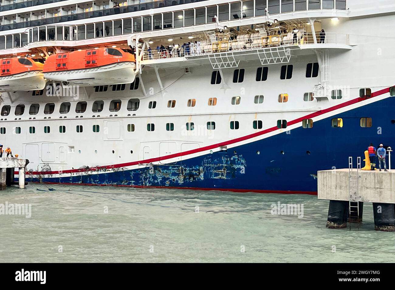 Carnival Magic docked in Ocho Rios, Jamaica during day three of the ...