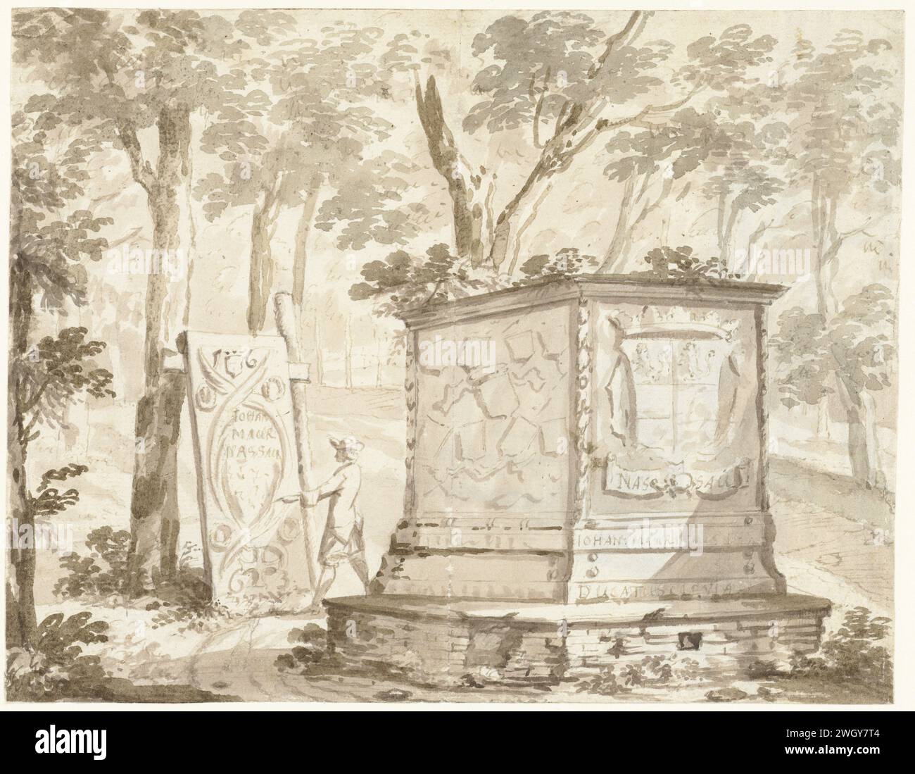 Graftombe by Johan Maurits van Nassau -Siegen in Kleef, Arnoud van ...