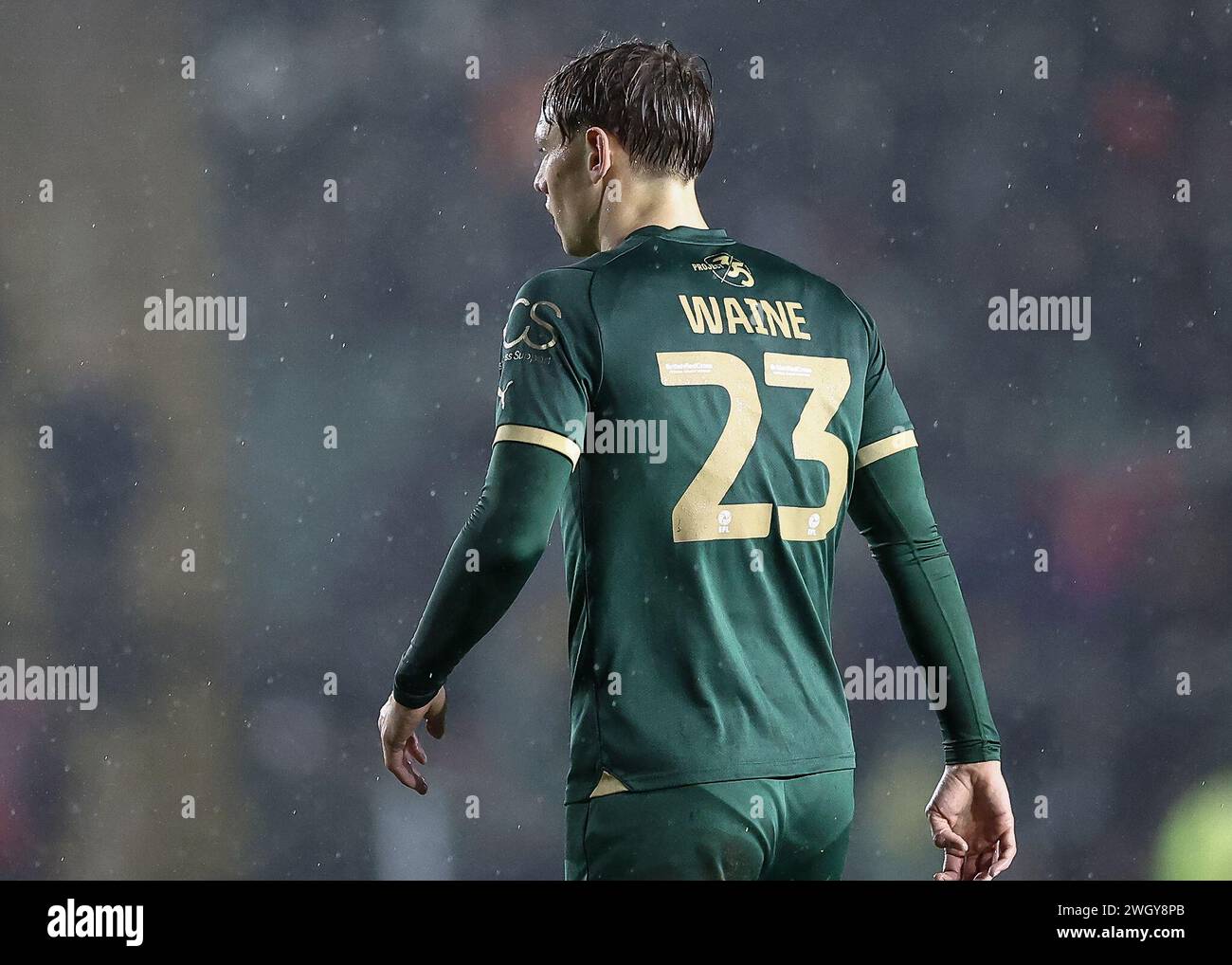 Ben Waine of Plymouth Argyle during the Emirates FA Cup Fourth Round ...