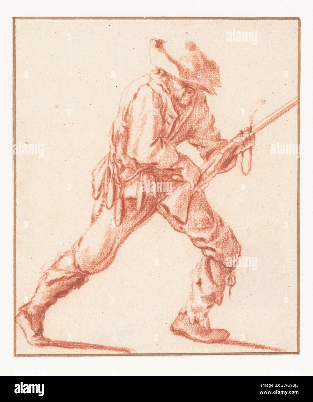 Man Loading a Rifle, Philips Wouwerman (copy after), after c. 1660 ...