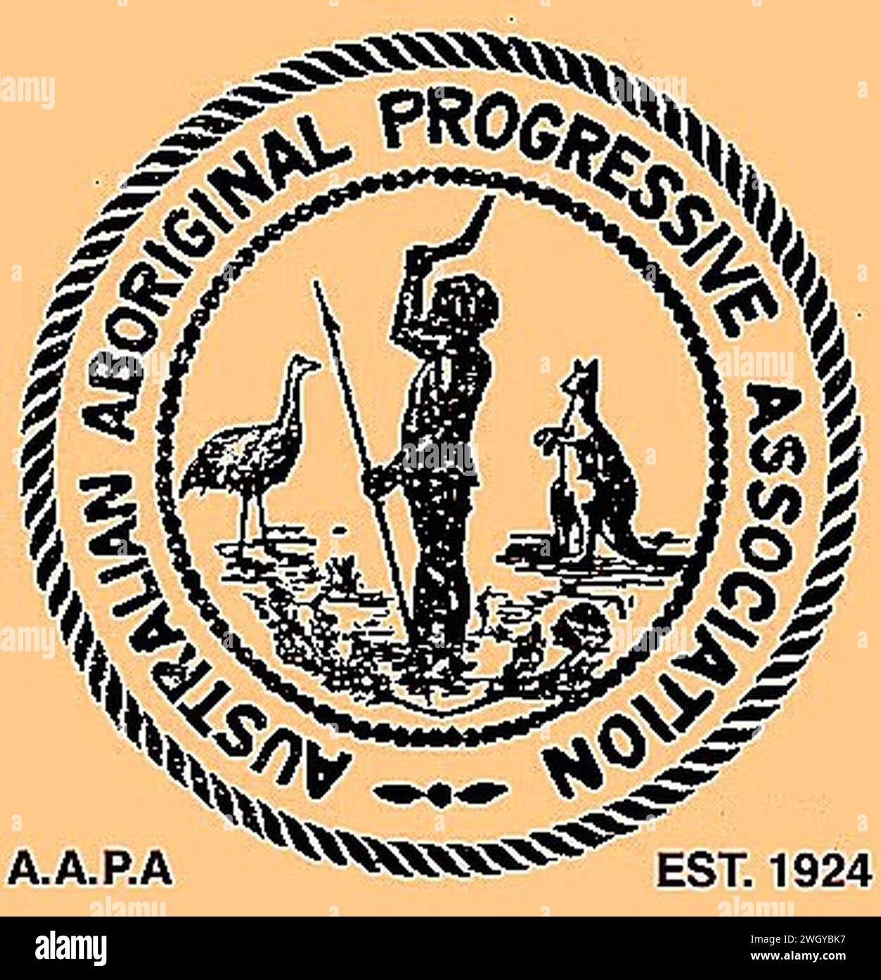 Australian Aboriginal Progressive Association Logo Stock Photo - Alamy