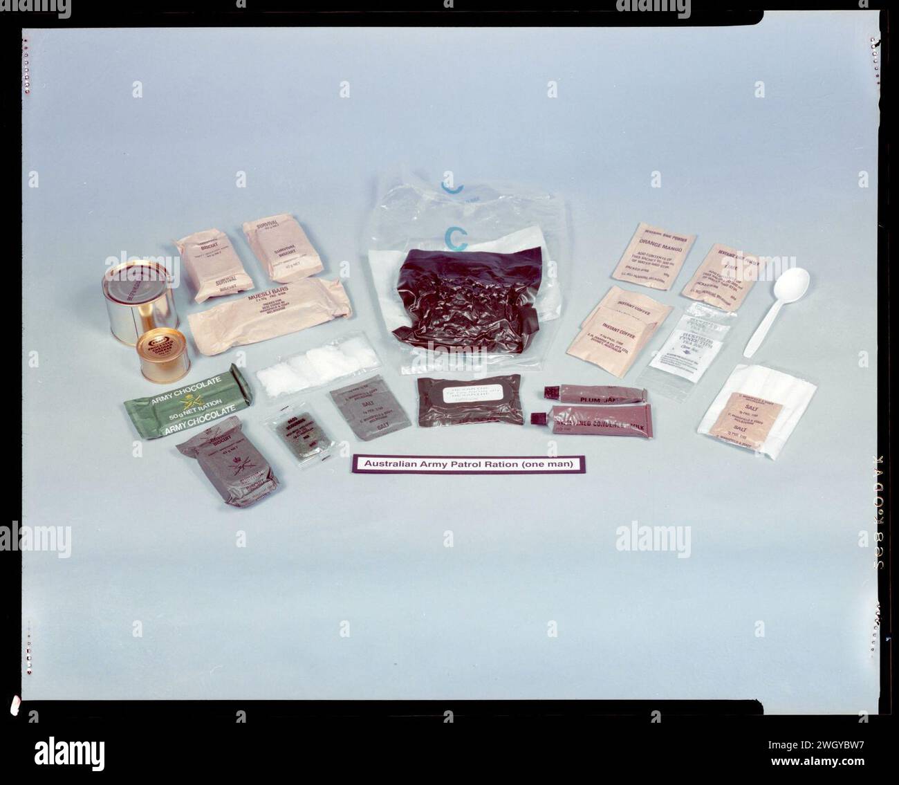 Australian combat patrol ration - one man Stock Photo - Alamy