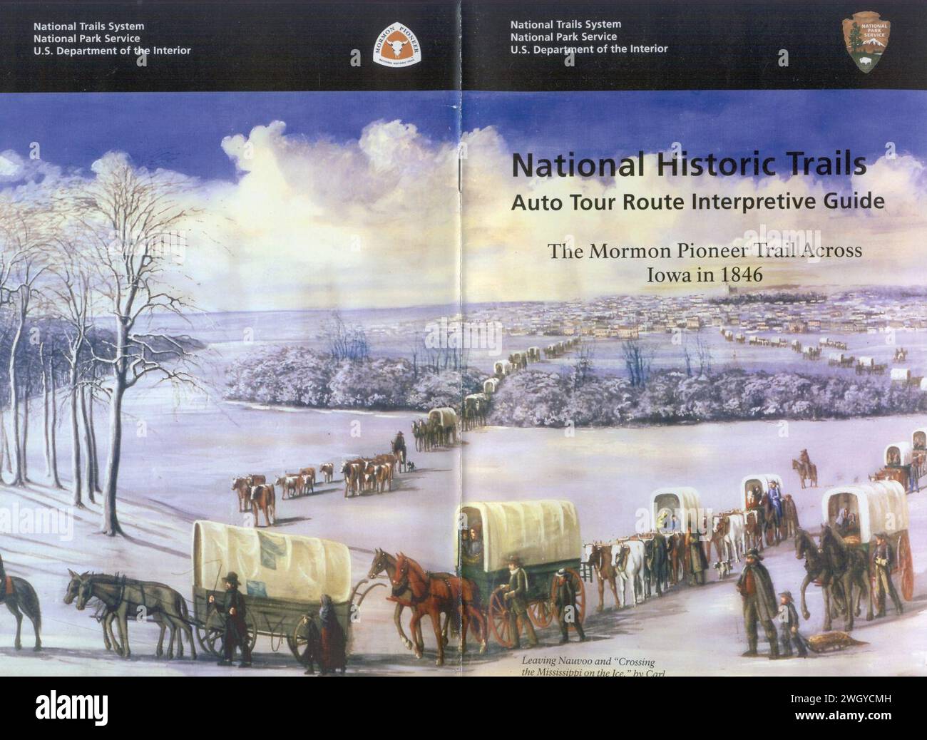 Auto Tour Route Interp Guide The Mormon Pioneer Trail Across Iowa in ...