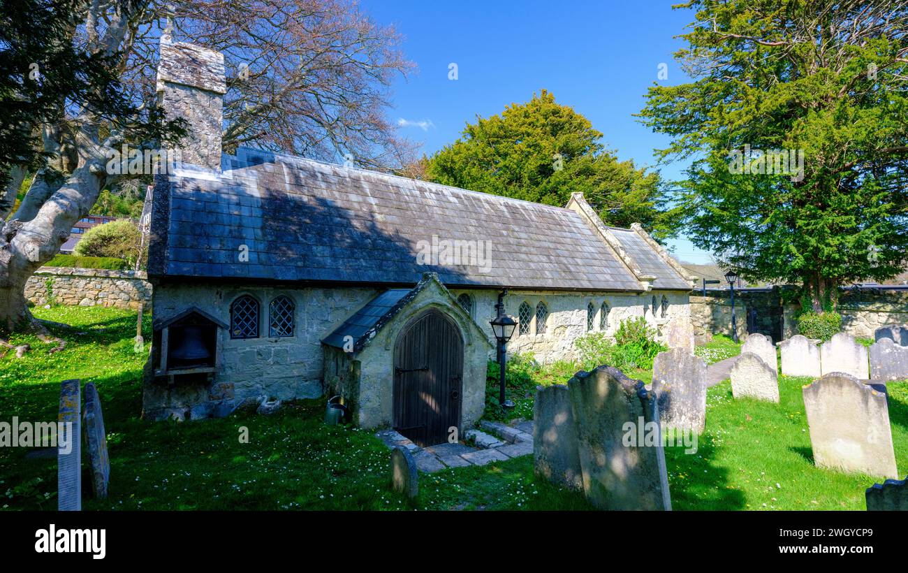Old church st lawrence isle of wight hi-res stock photography and ...