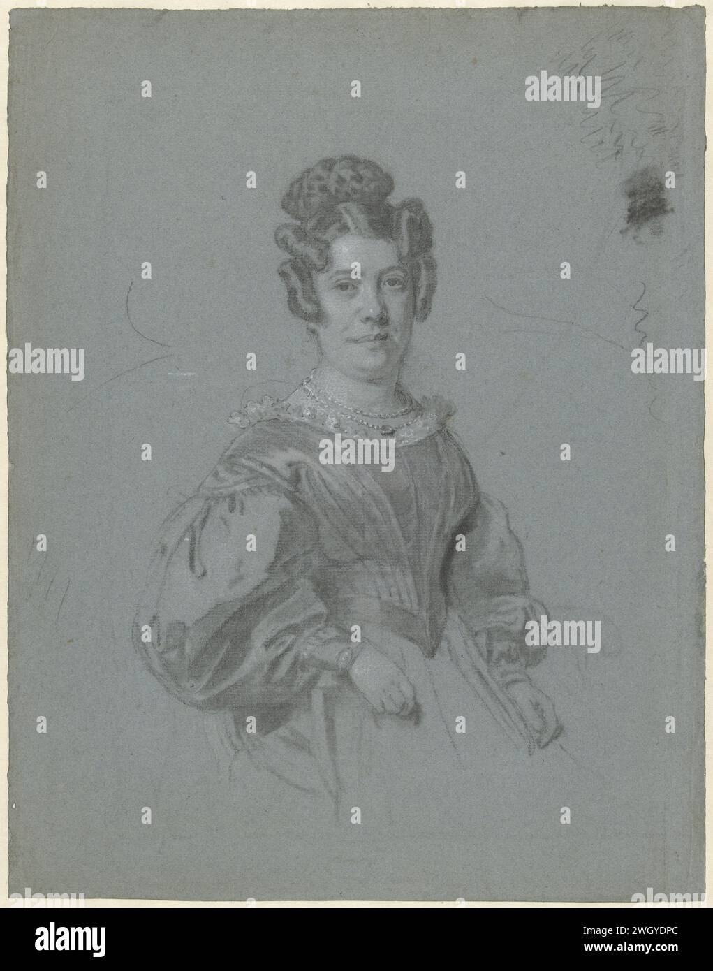 Preliminary study for the portrait of Aleida Maria Engelberts, wife of ...