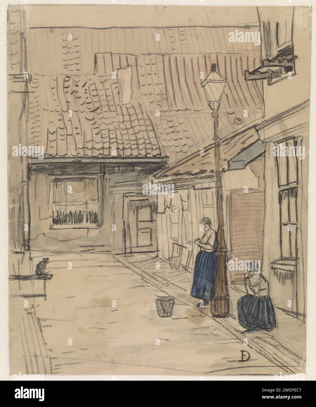 Face in the Rozenstraat in Amsterdam, Frans Deutmann, 1892 - 1903 ...