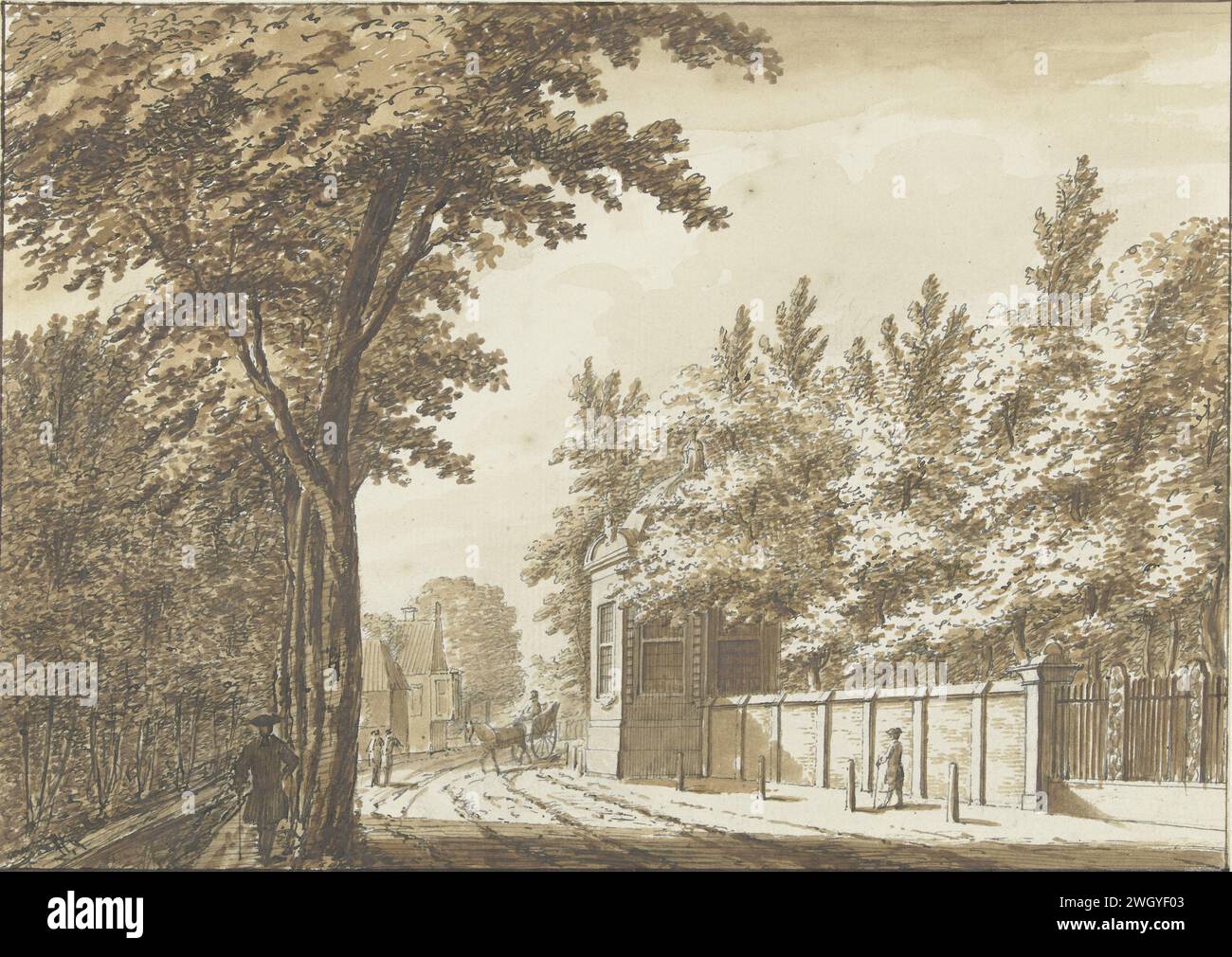 Hofstede Bosch-en-Hoven outside Haarlem, Paulus Constantijn La Fargue ...