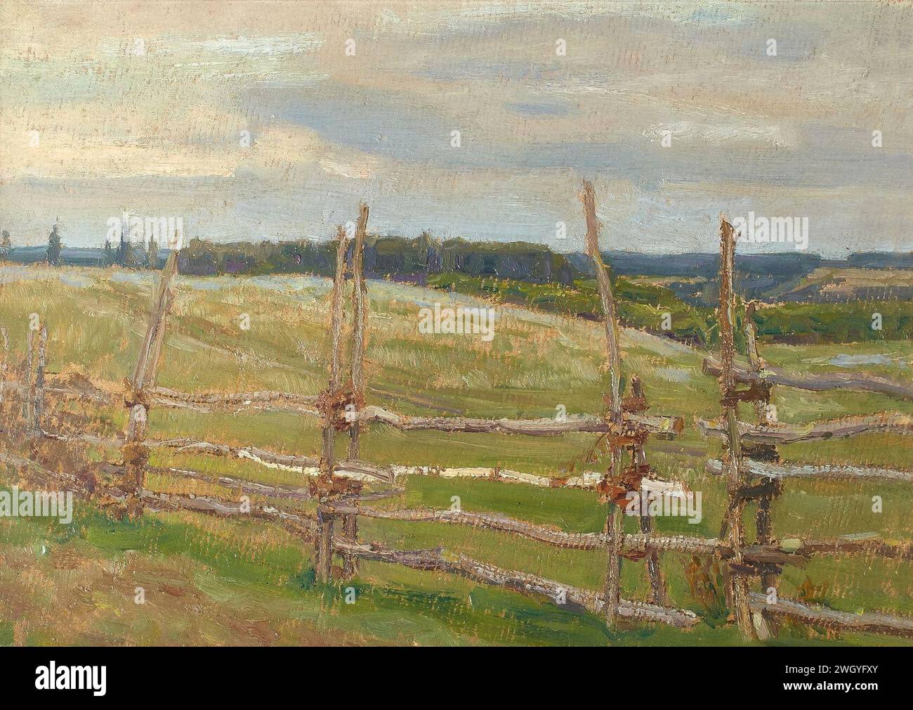 AVasnetsov twilight field Stock Photo - Alamy
