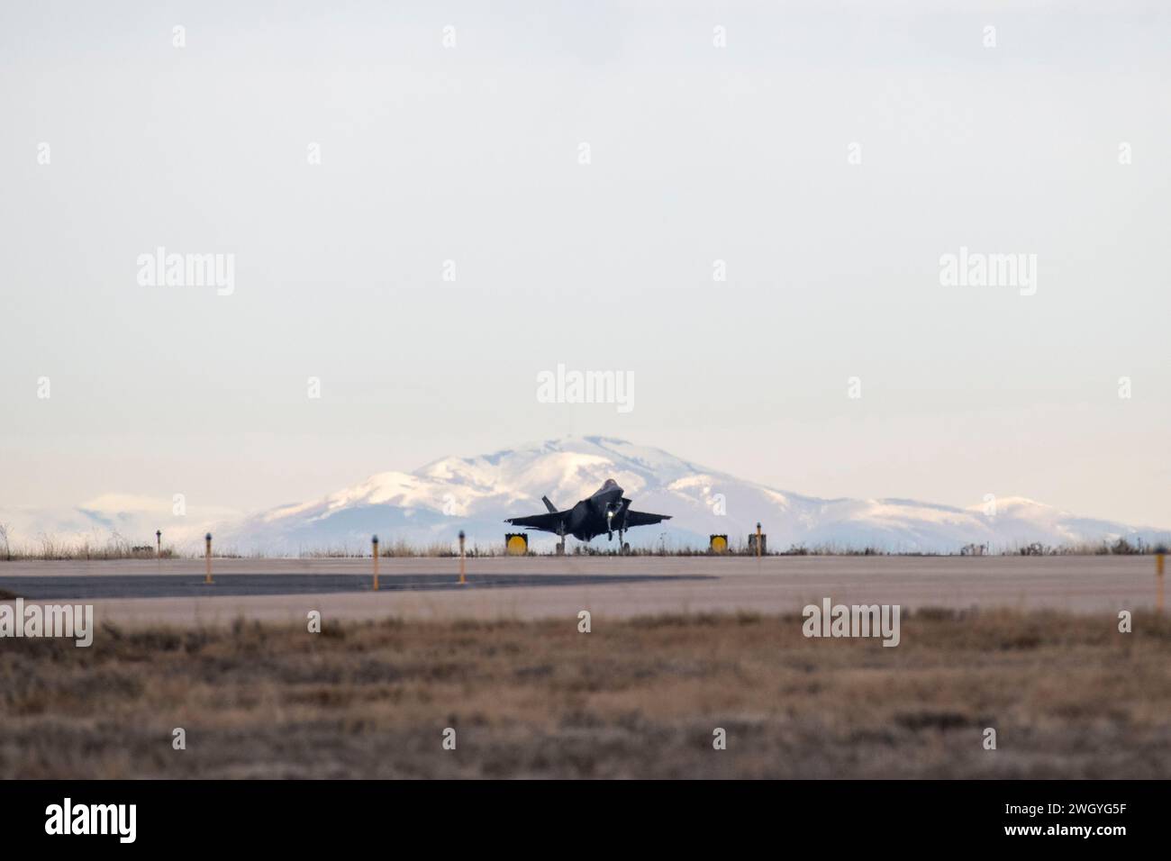 Maj. Kristin “BEO” Wolfe demonstrates the capabilities of the F-35A ...