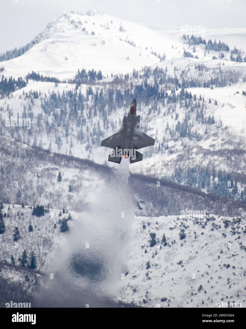 Maj. Kristin “BEO” Wolfe demonstrates the capabilities of the F-35A ...