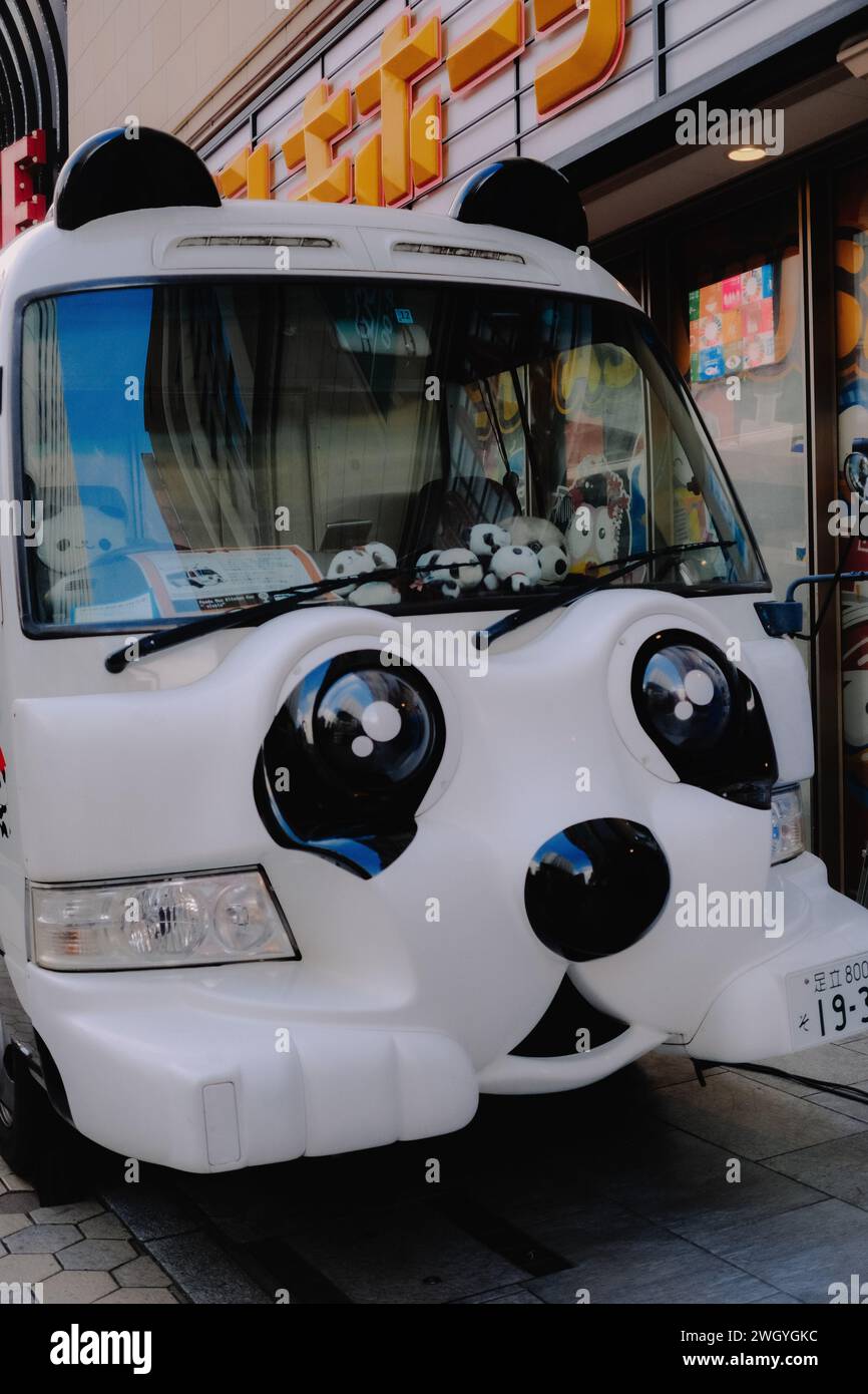Panda food truck, Kawaii, Tokyo, Japan Stock Photo - Alamy