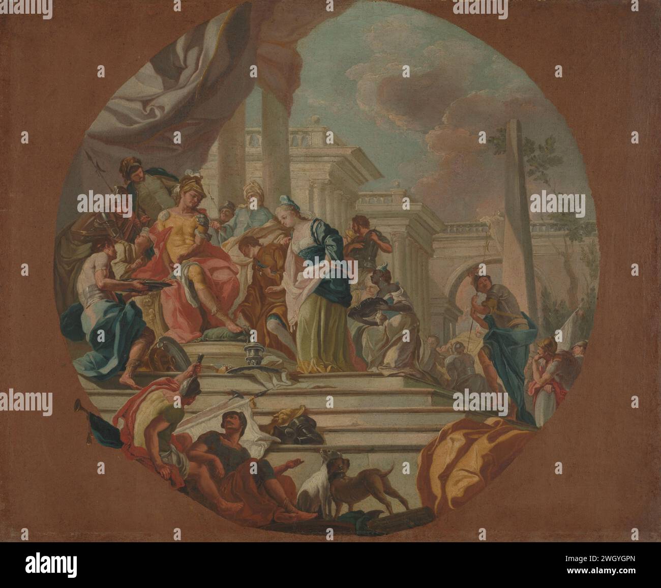 The continent of Scipio, Giacinto Diana, 1765 - 1770 painting The ...