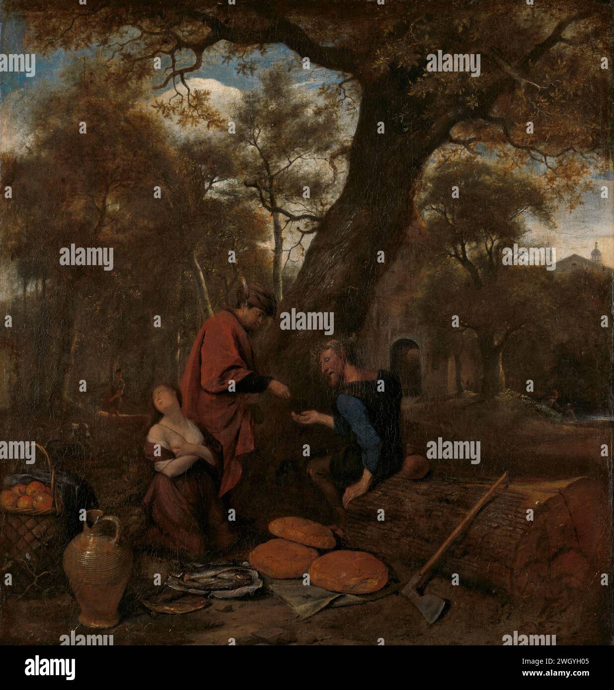 Erysichthon selling his daughter, Jan Havicksz. Steen, 1650 - 1660 ...