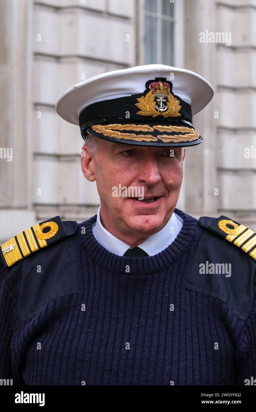 London, UK, 6th February, 2024. Chief of the Defence Staff, Admiral Sir Tony Radakin KCB ADC ...