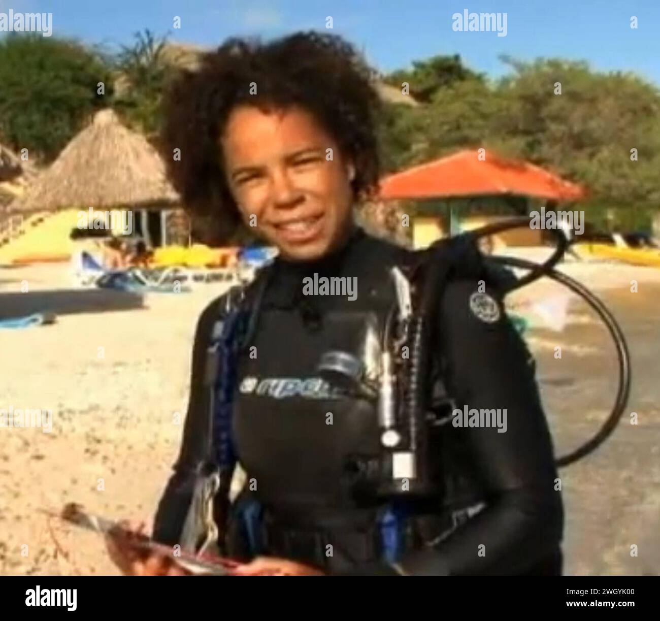 Ayana Johnson, profile of a marine biologist Stock Photo - Alamy