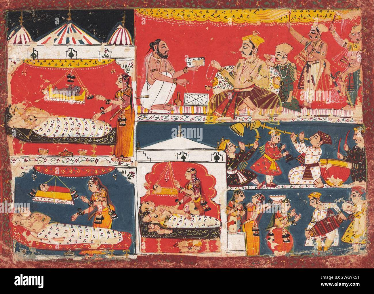 Ayodhya celebrates the birth of Rama and his brothers Stock Photo - Alamy