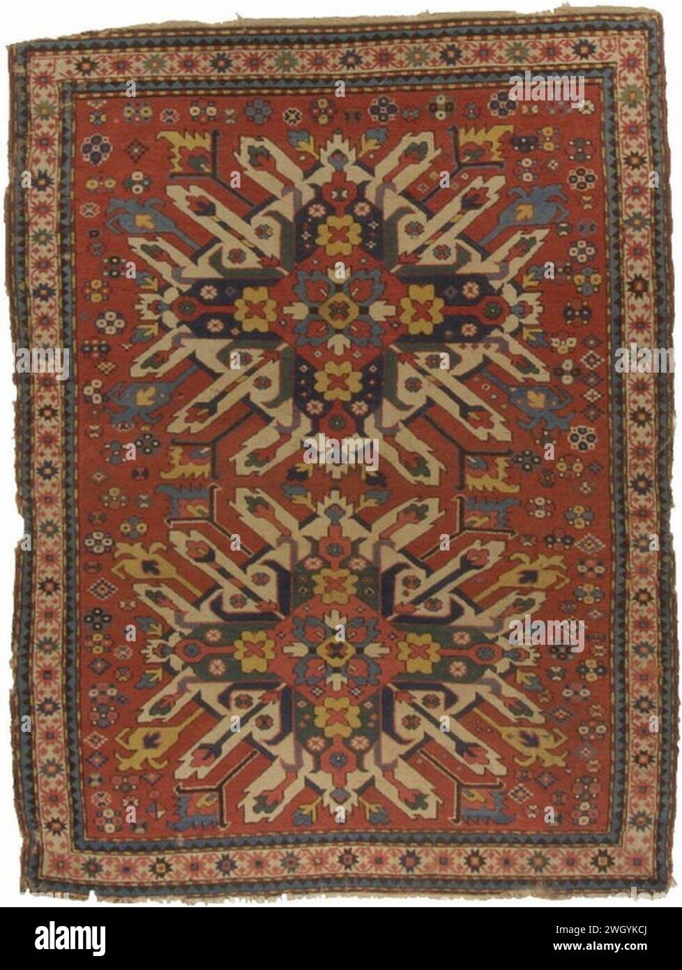 Azerbaijani ''Chelyabi'' carpet from Karabagh (Azerbaijan) in the ...