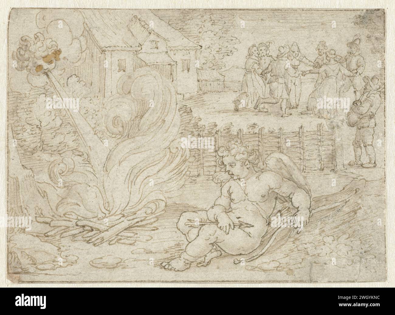Soul of my soul, Pieter Serwouters, 1606 - 1611 drawing Ame de Mon Ame ...