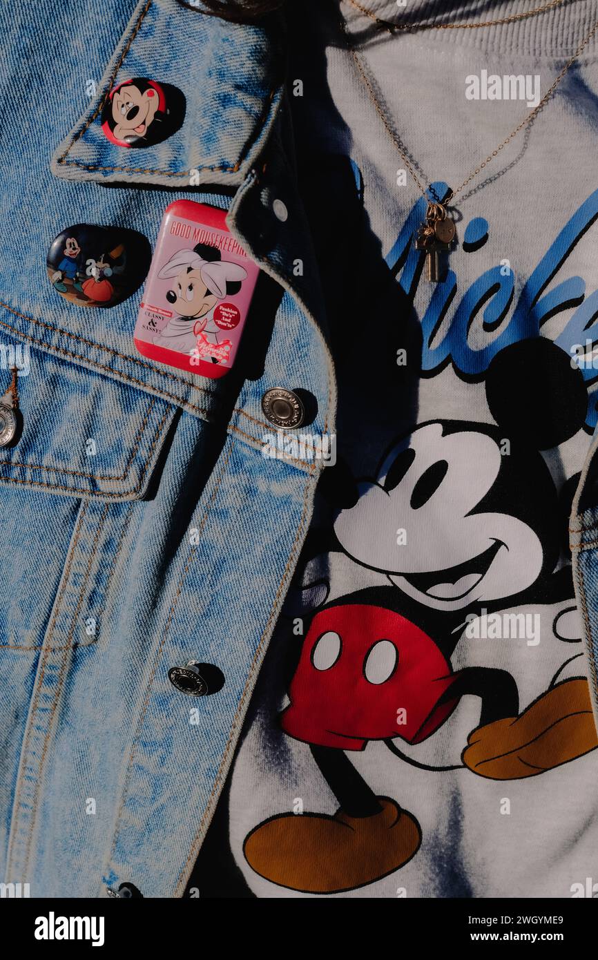 Mickey Mouse Jumper and bottoms, Disneyland, Tokyo, Japan Stock Photo ...