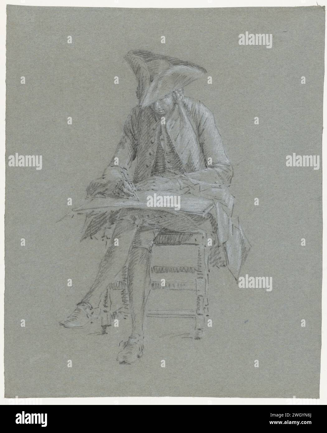 Draftsman sitting hi-res stock photography and images - Alamy