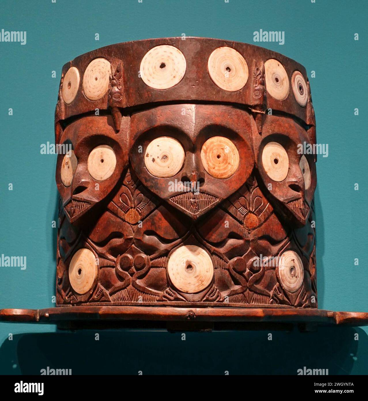 Baby carrier (ba'), Bahau Dayak peoples, East Kalimantan (Borneo ...