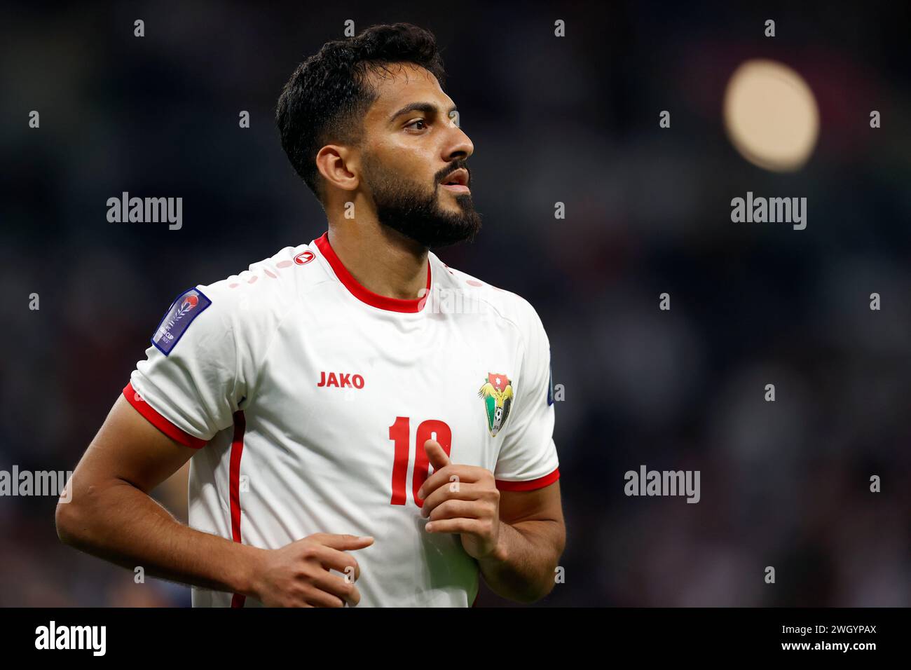 Ahmad Bin Ali Stadium, Al Rayyan, Qatar. 6th Feb, 2024. Mousa Altamari ...
