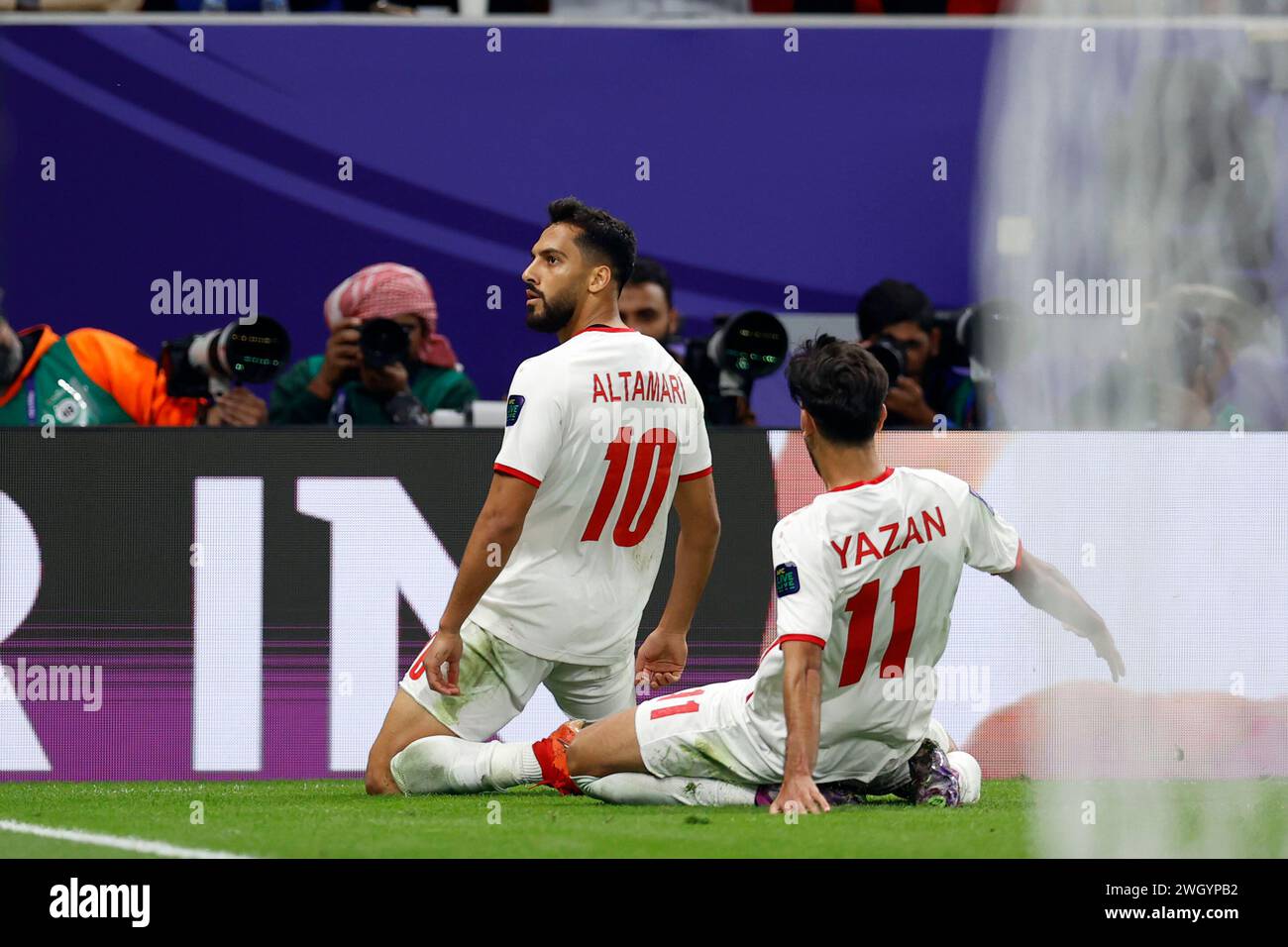 Ahmad Bin Ali Stadium, Al Rayyan, Qatar. 6th Feb, 2024. Mousa Altamari ...