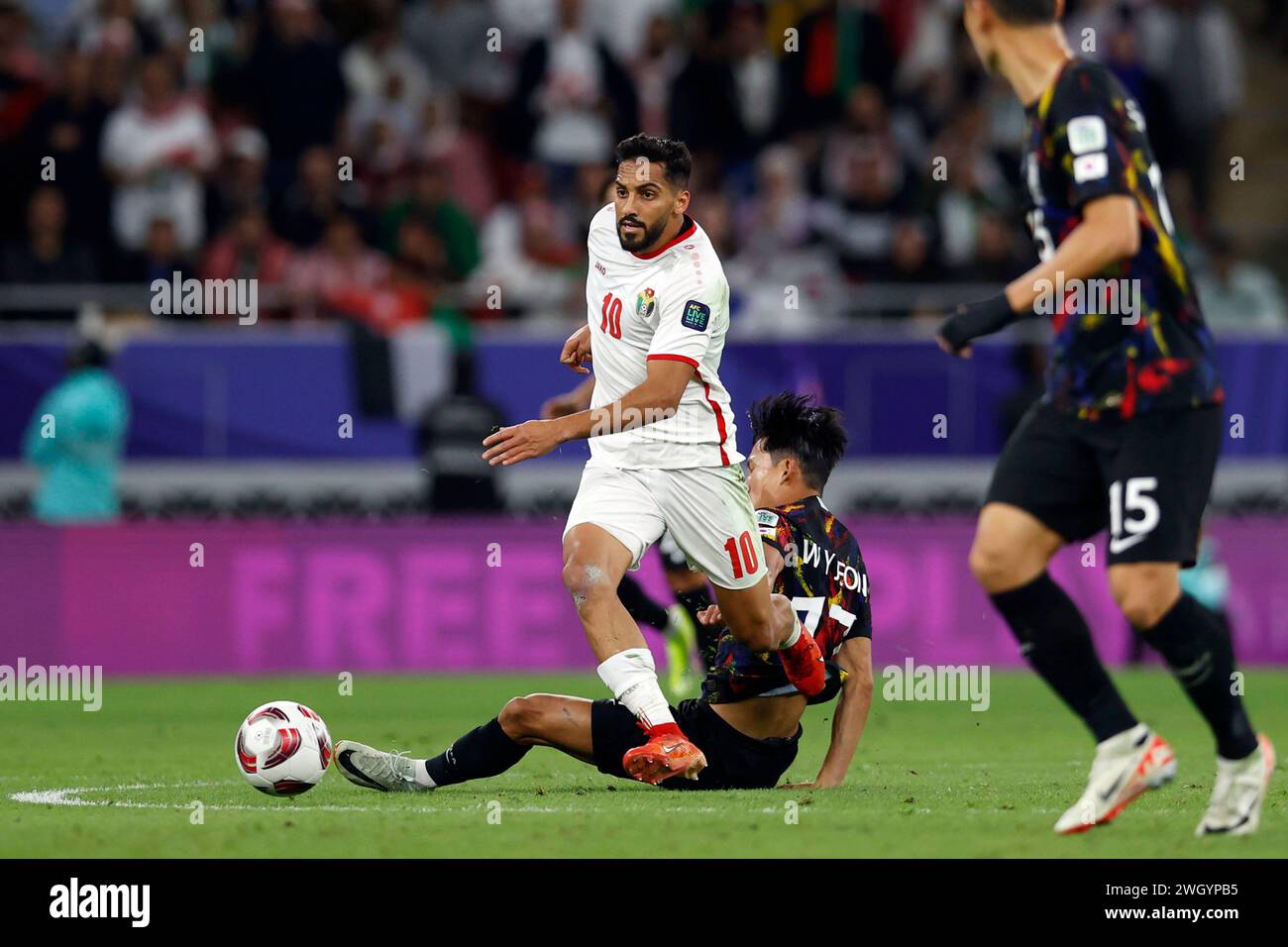 Ahmad Bin Ali Stadium, Al Rayyan, Qatar. 6th Feb, 2024. Mousa Altamari ...