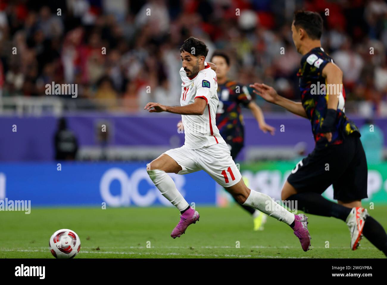 Ahmad Bin Ali Stadium, Al Rayyan, Qatar. 6th Feb, 2024. Yazan Alnaimat ...