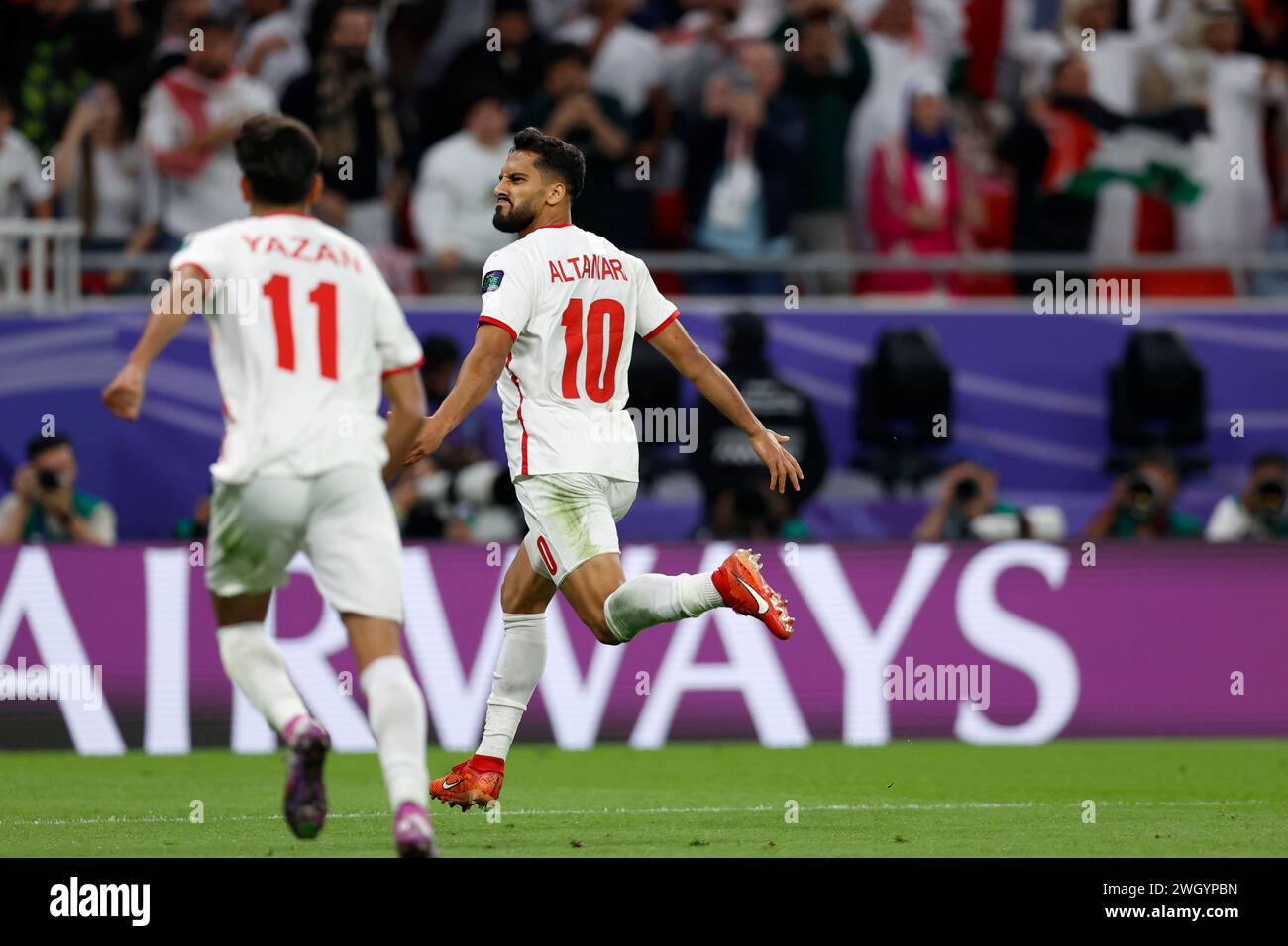 Ahmad Bin Ali Stadium, Al Rayyan, Qatar. 6th Feb, 2024. Mousa Altamari ...