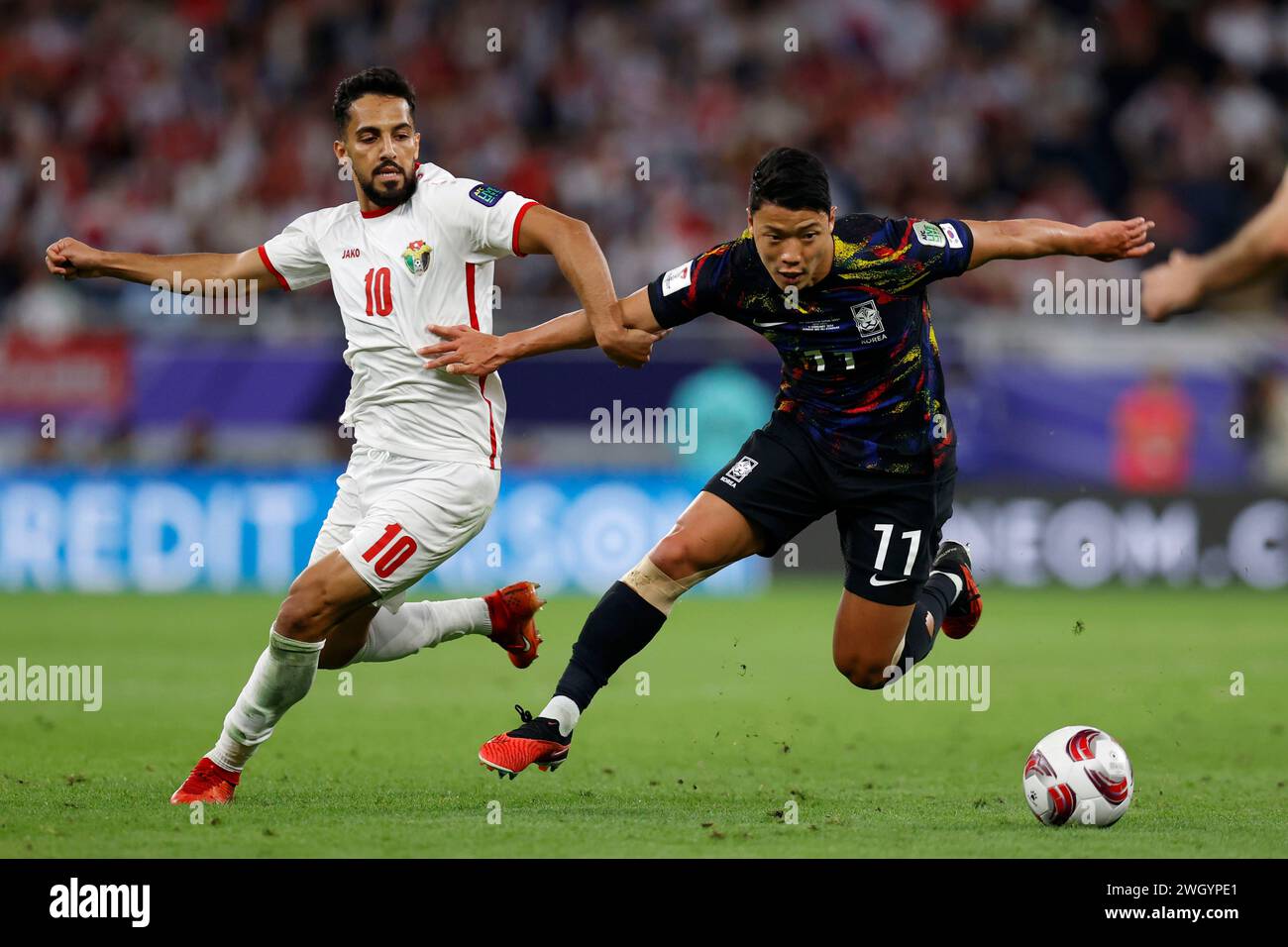 Ahmad Bin Ali Stadium, Al Rayyan, Qatar. 6th Feb, 2024. Hwang Hee-chan ...